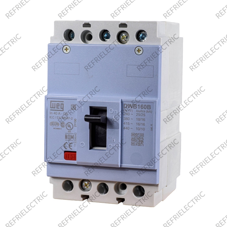WEG - BREAKER TOTALIZADOR INDUSTRIAL TRIFASICO 125AMP 16KA 220/380/440V ...