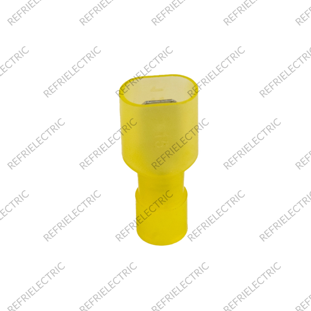 VCP - TERMINAL TIPO FASTON MACHO AISLACION COMPLETA AMARILLO TEV0083 ...