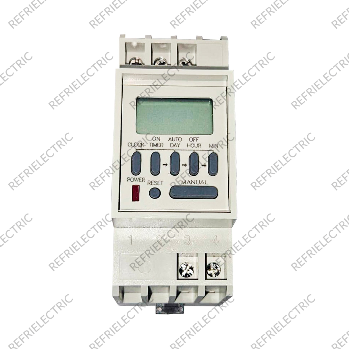 PROGRAMADOR SEMANAL DIGITAL 110V PLASTICO GRIS EBCHQ | Almacén ...