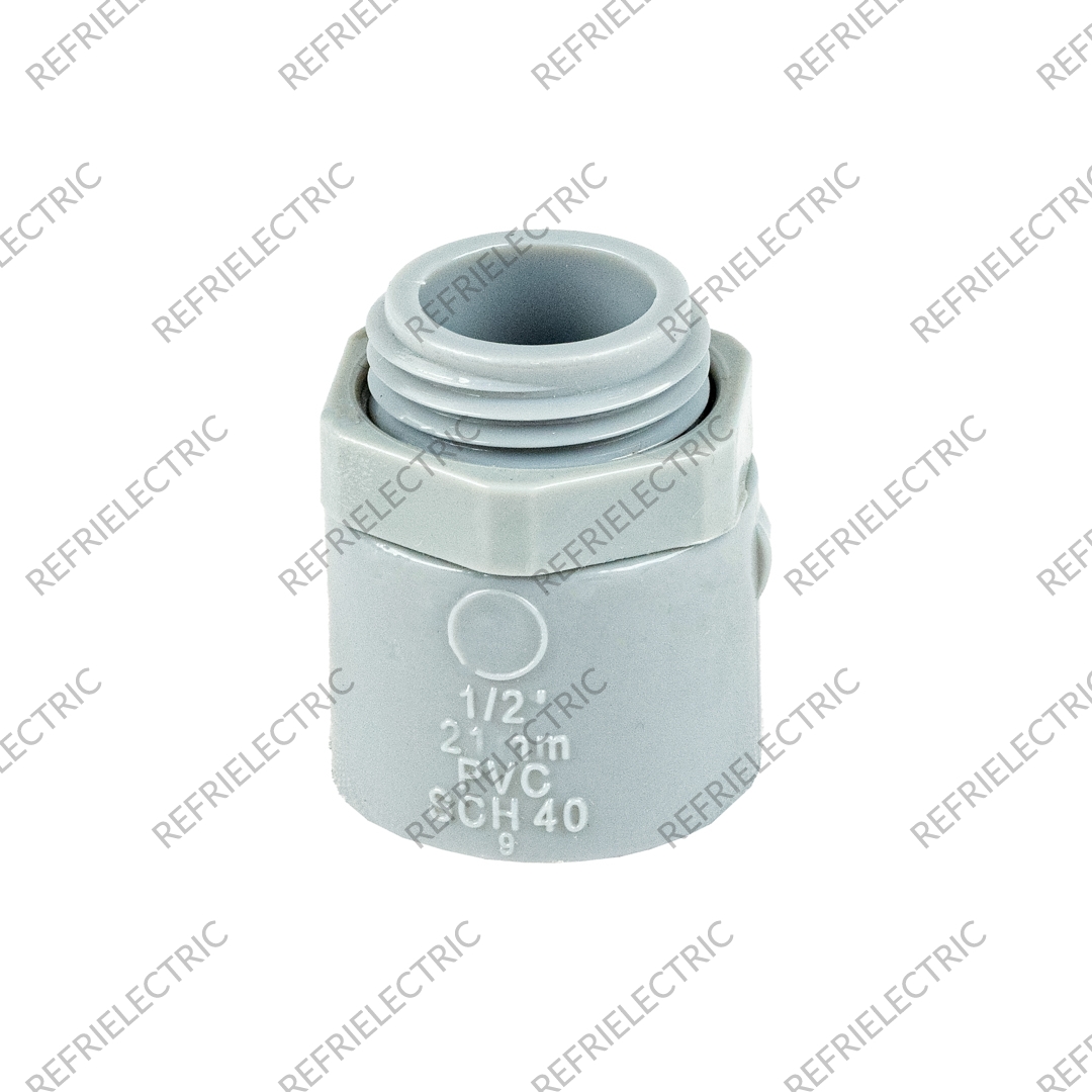 CONECTOR TERMINAL PVC SCH 40 1" PVC GRIS PAVCO | Almacén Refrielectric