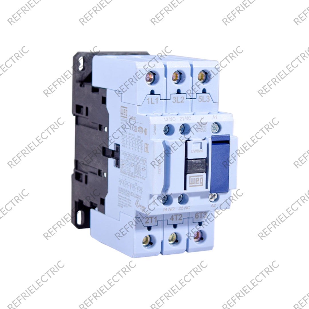 WEG - CONTACTOR TRIFASICO CWM 80 80AMPERIOS AZUL | Almacén Refrielectric