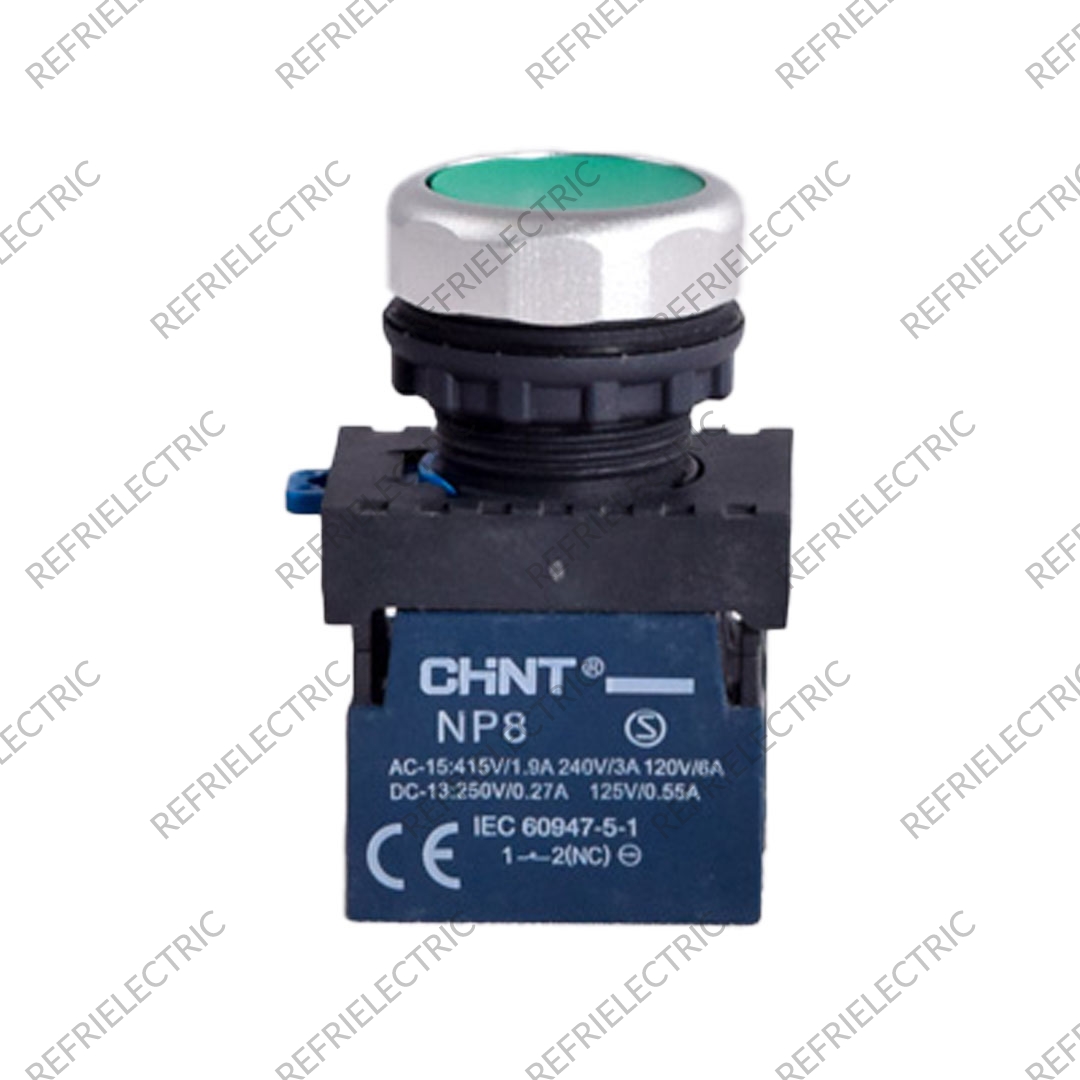 CHINT - PULSADOR NORMALMENTE CERRADO VERDE 22MM VERDE | Almacén ...